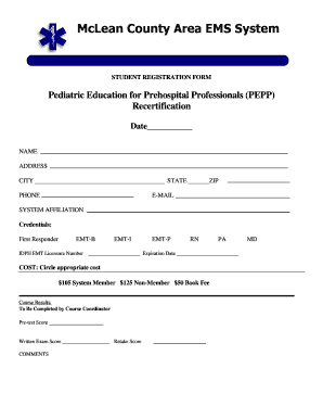 Pediatric Education For Prehospital Professionals Pdf - Fill and Sign ...