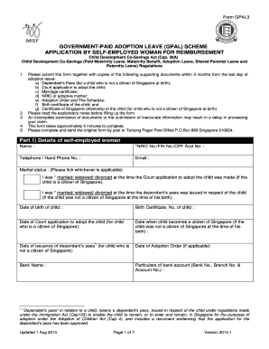 Fillable Online ecitizen gov Form GPAL3 Fax Email Print - pdfFiller