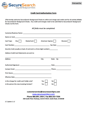 Fillable Online 30-credit-card-change-form Fax Email Print - pdfFiller