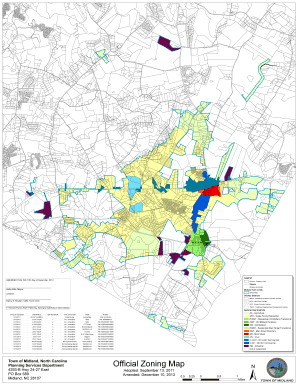 Fillable Online townofmidland Official Zoning Map - Town of Midland ...