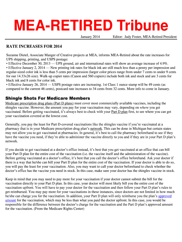 Fillable Online mea-retired MEA-RETIRED Tribune Fax Email Print - pdfFiller