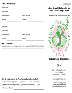 Fillable Online akanewhaven FAMILY INFORMATION Print Form Mother 's ...