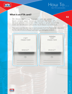 Fillable Online What is an FTA card 02 - Aviagen Aviagen Fax Email ...