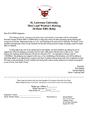 Fillable Online myslu stlawu St Lawrence University Mens and Womens ...