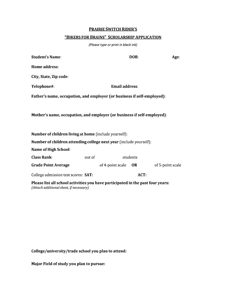 Fillable Online echs ecisd Please type or print in black ink ...