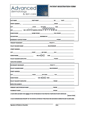 Fillable Online ADSC-New-Patient-Forms-Complete-Set-w-NPPpdf Fax Email ...