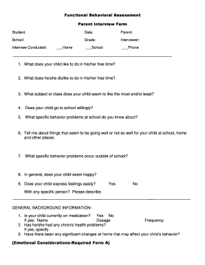 Fillable Online Interview Conducted: Fax Email Print - pdfFiller