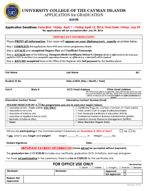 Fillable Online ucci edu UNIVERSITY COLLEGE OF THE CAYMAN ISLANDS APPLICATION for - ucci edu Fax ...