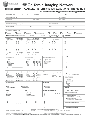 Fillable Online CIN VCG Order Form .docx Fax Email Print - pdfFiller