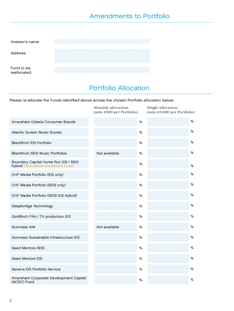 Fillable Online From filling out this reallocation form to designing a ...