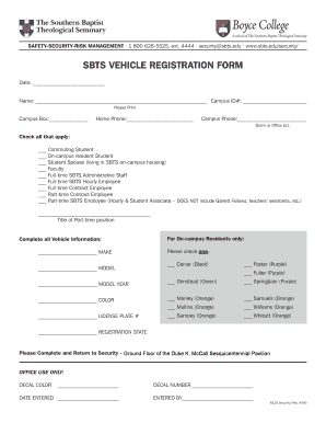 Fillable Online sbts SAFETYSECURITYRISK MANAGEMENT 1 800 6265525, ext Fax Email Print - pdfFiller