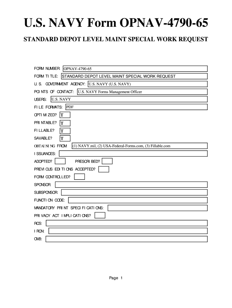 4790 65 - Fill Online, Printable, Fillable, Blank | pdfFiller