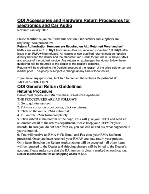 Fillable Online Electronics Return Policydocx Fax Email Print - pdfFiller