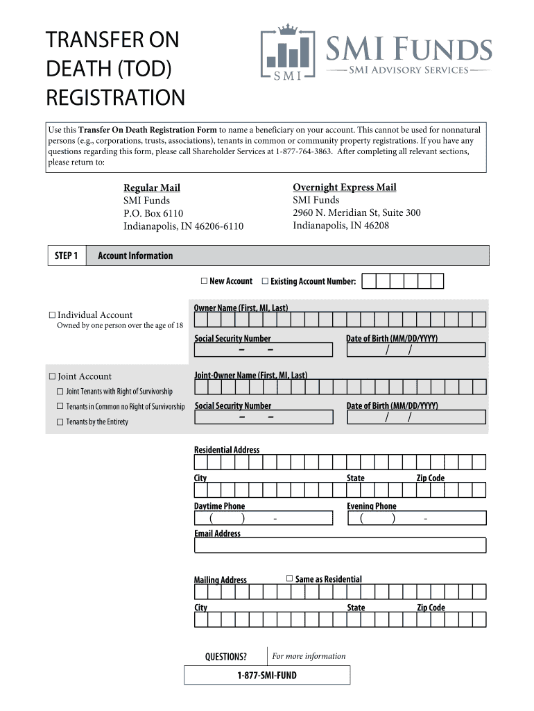 Fillable Online REGISTRATION - SMI Funds Fax Email Print - pdfFiller