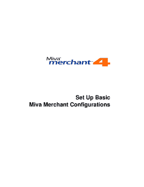 Fillable Online achfonline Set Up Basic Miva Merchant Configurations ...