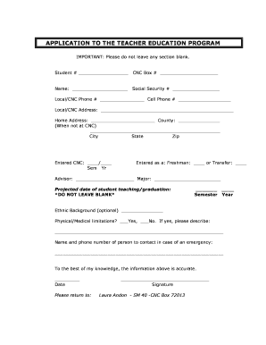 Fillable Online IMPORTANT Please do not leave any section blank Fax ...