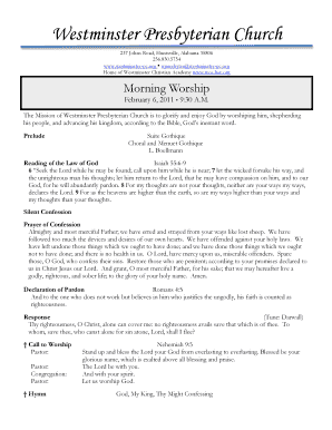 Fillable Online westminster-pc org wpresbyterwestminsterpc ...