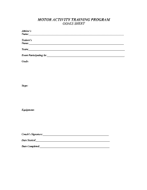 Fillable Online sout MOTOR ACTIVITY TRAINING PROGRAM - bsoutbborgb Fax ...