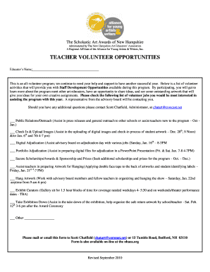 Fillable Online TEACHER REGISTRATION FORM Fax Email Print - pdfFiller