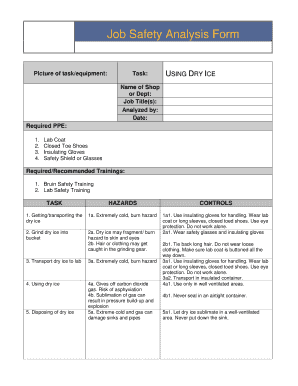 Fillable Online USING DRY ICE Fax Email Print - pdfFiller