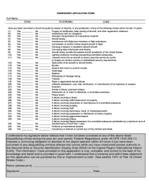 Fillable Online FINGERPRINT APPLICATION FORMdoc Fax Email Print - pdfFiller