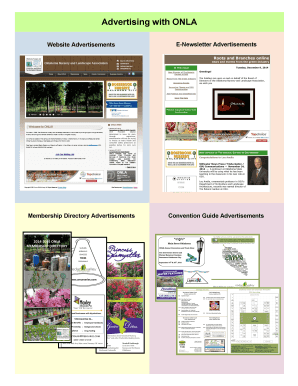 Fillable Online oknla Advertising with ONLA - oknla Fax Email Print ...
