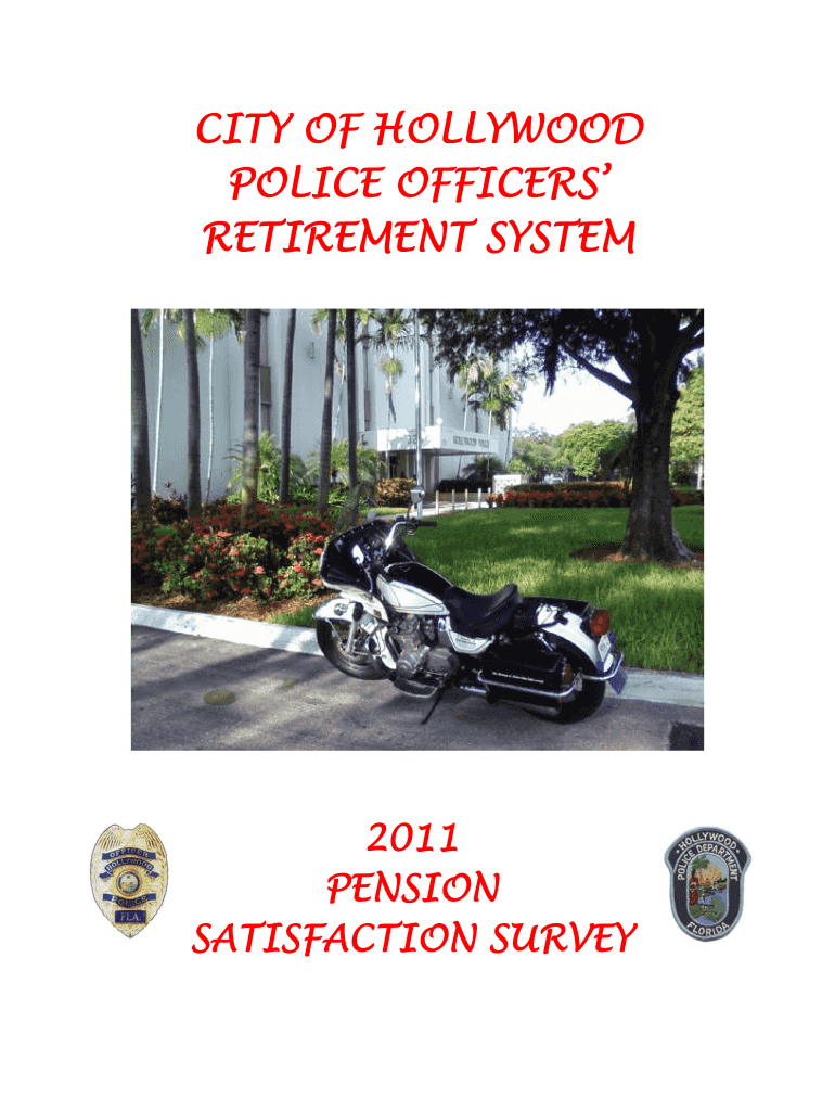 Fillable Online CITY OF HOLLYWOOD POLICE OFFICERS RETIREMENT SYSTEM ...