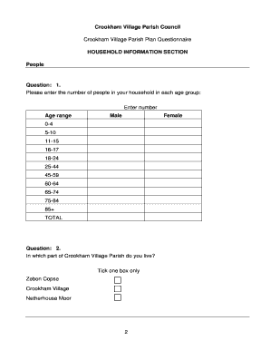 Fillable Online crookhamvillage-pc org Introduction to CVPC Parish ...