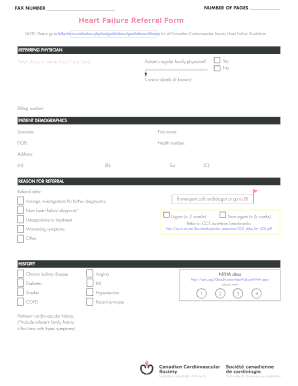Fillable Online waittimealliance Heart Failure Referral Form - WTA ATA ...