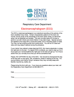Fillable Online sidneyhealth EEG Information Form - bsidneyhealthbborgb ...