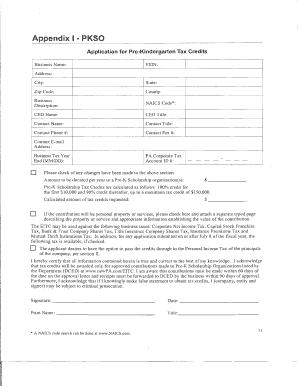 Fillable Online Appendix I - PKSO - uwlcnet Fax Email Print - pdfFiller