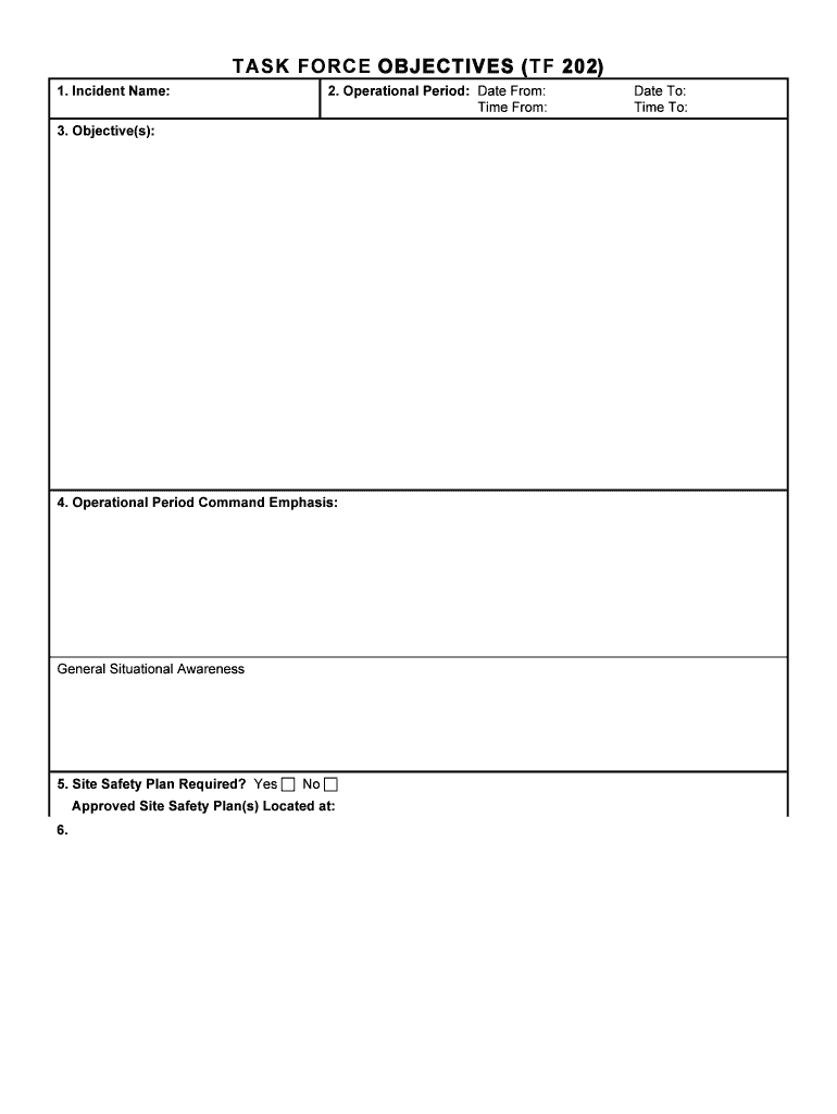 Fillable Online midwestsearchandrescue TASK FORCE OBJECTIVES (TF 202 ...