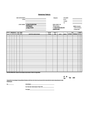 Fillable Online National Hardware Show 15 Commercial Invoicexls Fax ...