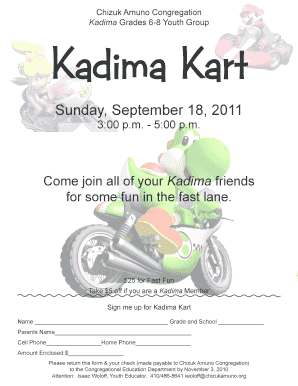 Fillable Online chizukamuno Chizuk Amuno Congregation Kadima Kart - chizukamuno Fax Email Print ...