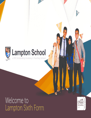 Fillable Online lampton org Lampton Sixth Form - lampton org Fax Email ...