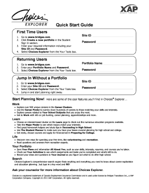 Fillable Online Quick Start Guide - bridgescom Fax Email Print - pdfFiller