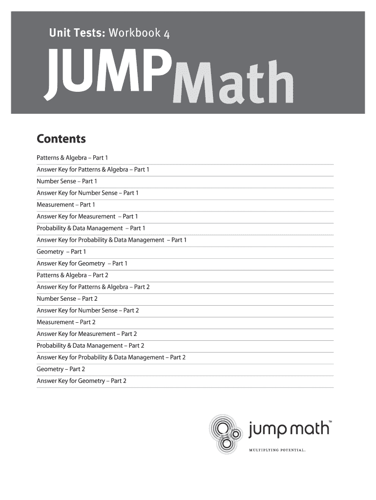 Jump Math Grade 4 Workbook Pdf 2020 2022 Fill And Sign Printable