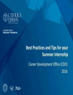 Fillable Online Career Development Office (CDO) Fax Email Print - pdfFiller