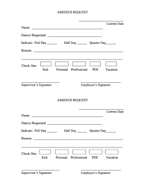 Fillable Online Supervisors Signature Employees Signature Fax Email ...