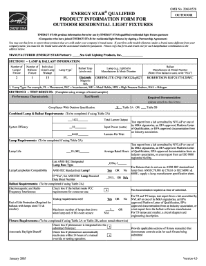 Fillable Online ENERGY STAR QUALIFIED PRODUCT INFORMATION FORM FOR ...