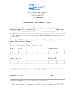 Fillable Online 2000 Convention Center Concourse College Park, GA 30337 ...