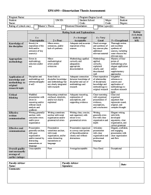 Fillable Online publichealth med miami EPH-699 Thesis Oral Defense ...