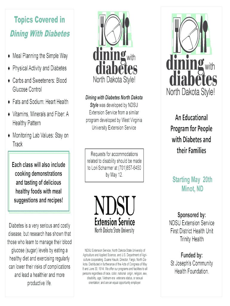 Fillable Online fdhu DWD brochure - Minot.pub - First District Health ...