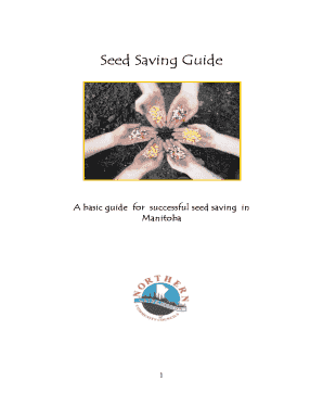Fillable Online Seed Saving Guide - bnaccmanitobabbcomb Fax Email Print ...