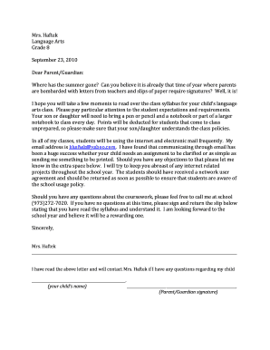 Fillable Online gboe I have read the above letter and will contact Mrs ...