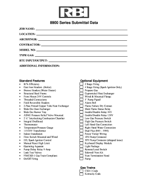 Fillable Online 8900 Submittal Data Cover Sheet.doc Fax Email Print ...