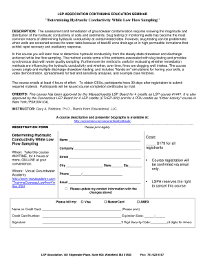 Fillable Online lspa Determining Hydraulic Conductivity While Low Flow ...