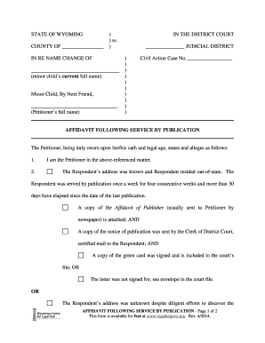 Fillable Online legalhelpwy Minor Child, By Next Friend, Fax Email ...