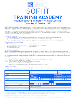 Fillable Online TA microbiology for non microbiologists 10 Oct indd Fax ...