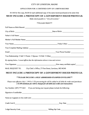 Fillable Online MUST INCLUDE A PHOTOCOPY OF A GOVERNMENT ISSUED PHOTO ...